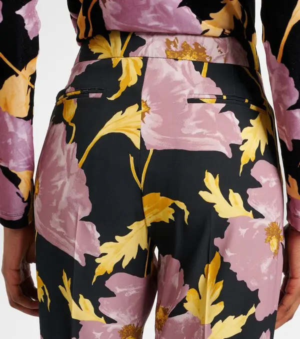 La DoubleJ Saturday Night Printed Bootcut Trousers - Multicoloured