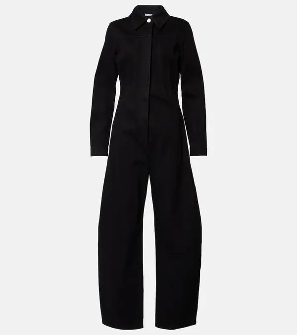 Alaïa Denim Jumpsuit - Black