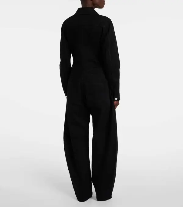 Alaïa Denim Jumpsuit - Black