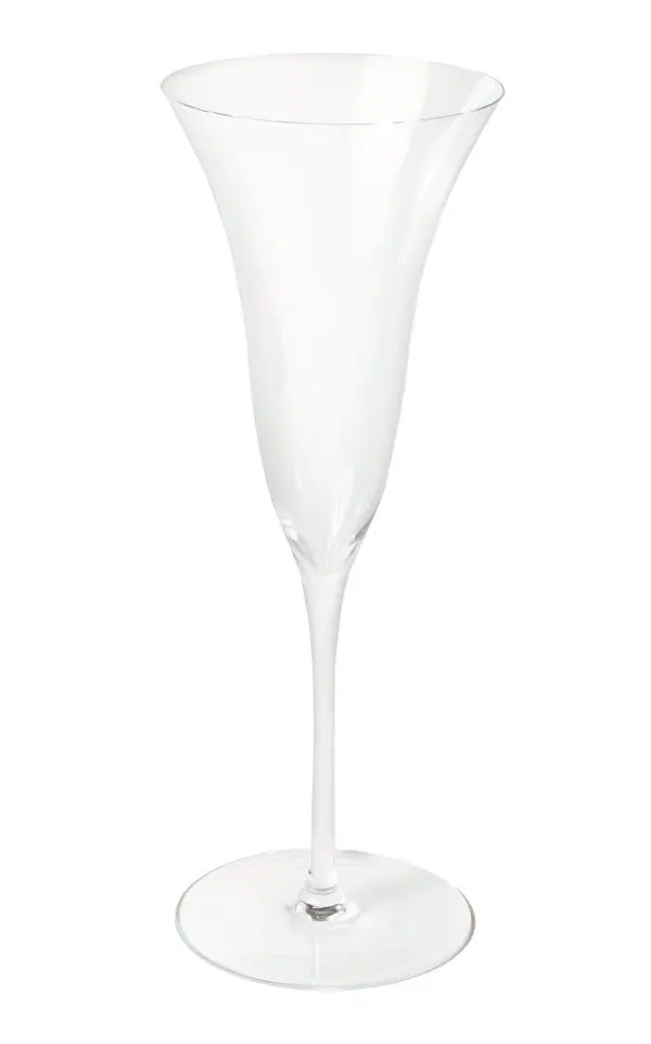 GOHAR WORLD Calla Crystal Champagne Glass - Clear