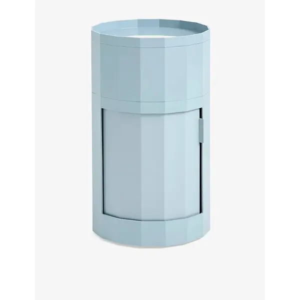 HAY Facet High Plastic Cabinet 66cm - Misty Blue