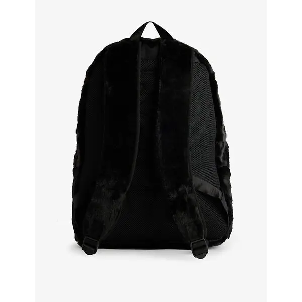 A Bathing Ape Shark Faux-Fur Backpack - Black | Editorialist