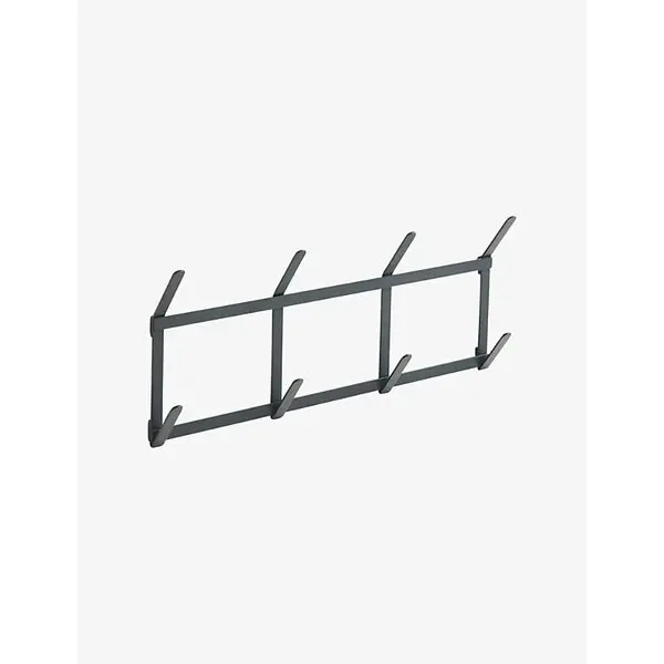 HAY Tape Four-rack Steel Coat Rack - Metallic Grey
