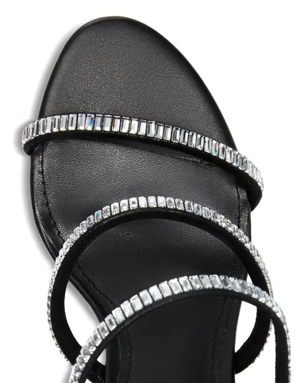 Aqua Dyon Wrapping High Heel Sandals - Clear