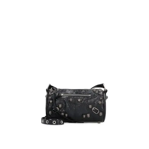 Balenciaga Le Cagole Cylindrical Shoulder Bag - Black