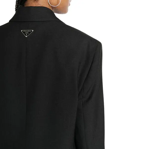 Prada Virgin Wool Blazer - Black