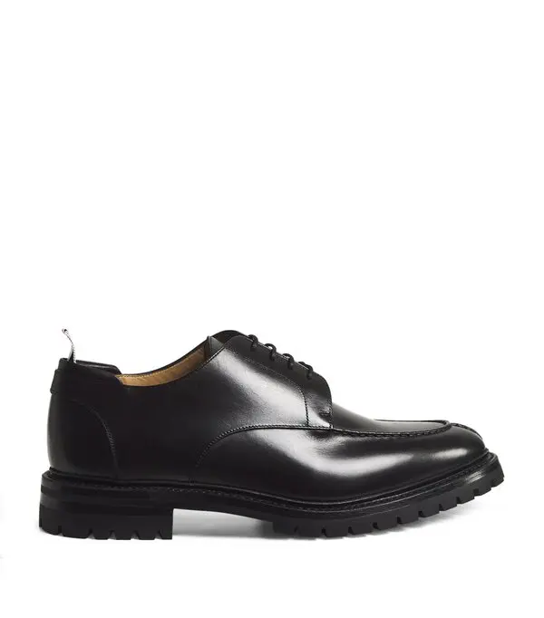 Thom Browne Leather Commando Derby Shoes - Black