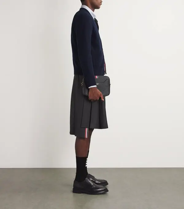 Thom Browne Leather Commando Derby Shoes - Black