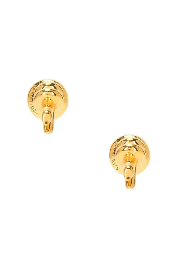 Bottega Veneta Knot Stud Earrings - Gold