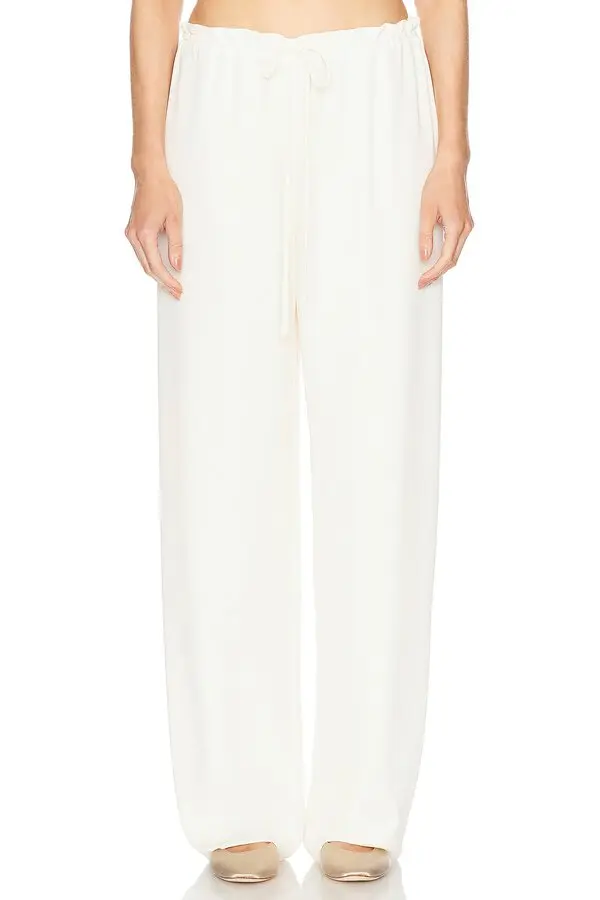 Lapointe Georgette Drawstring Pant
