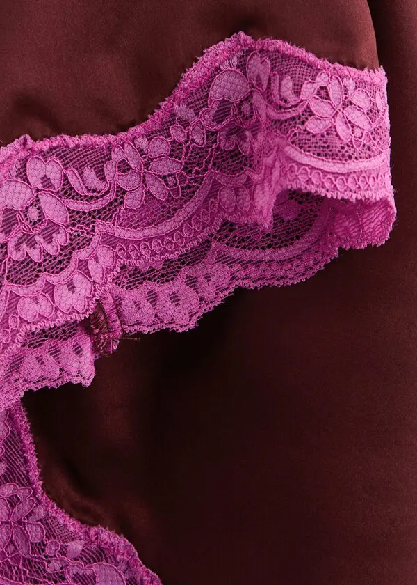 Love Stories Willow Lace-trimmed Silk Chemise