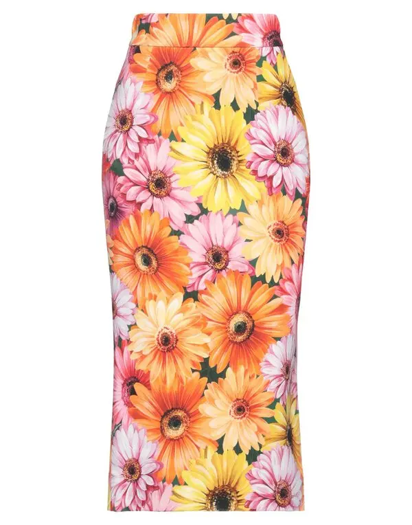 Dolce & Gabbana Floral Print Midi Skirt