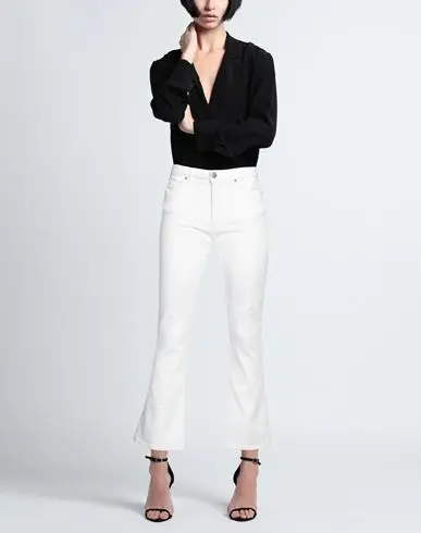 DONDUP Bootcut Mandy Pants - White