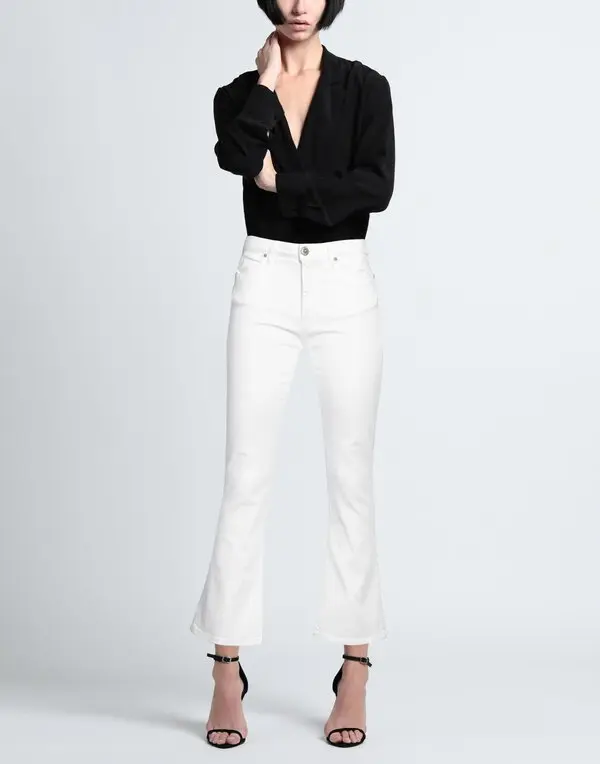 DONDUP Bootcut Mandy Pants - White