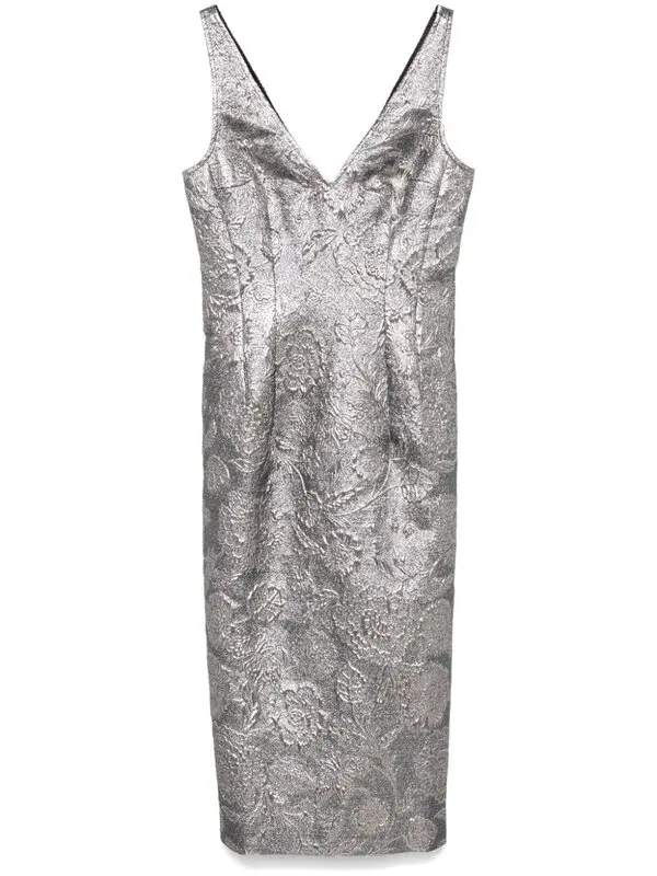 TOTEME Brocade Midi Dress