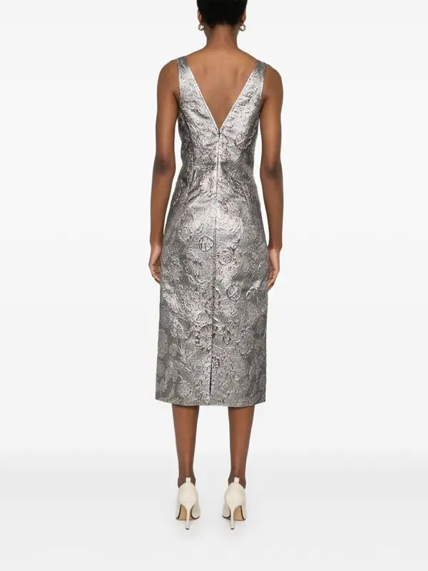 TOTEME Brocade Midi Dress