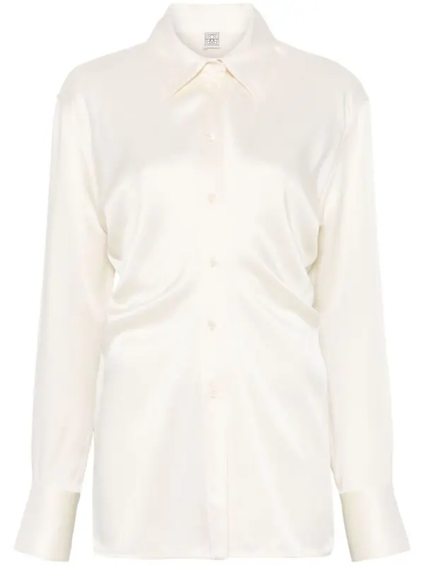 TOTEME Slouch-waist Shirt - White