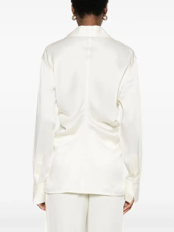 TOTEME Slouch-waist Shirt - White