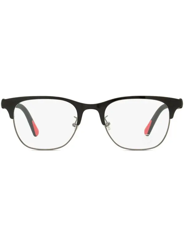 Moncler Rectangle-frame Glasses - Black