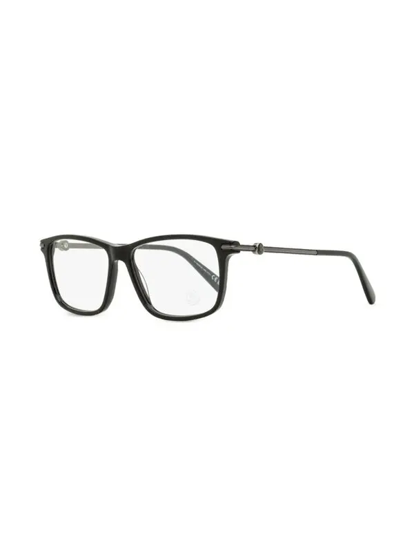Moncler Rectangle-frame Glasses - Black