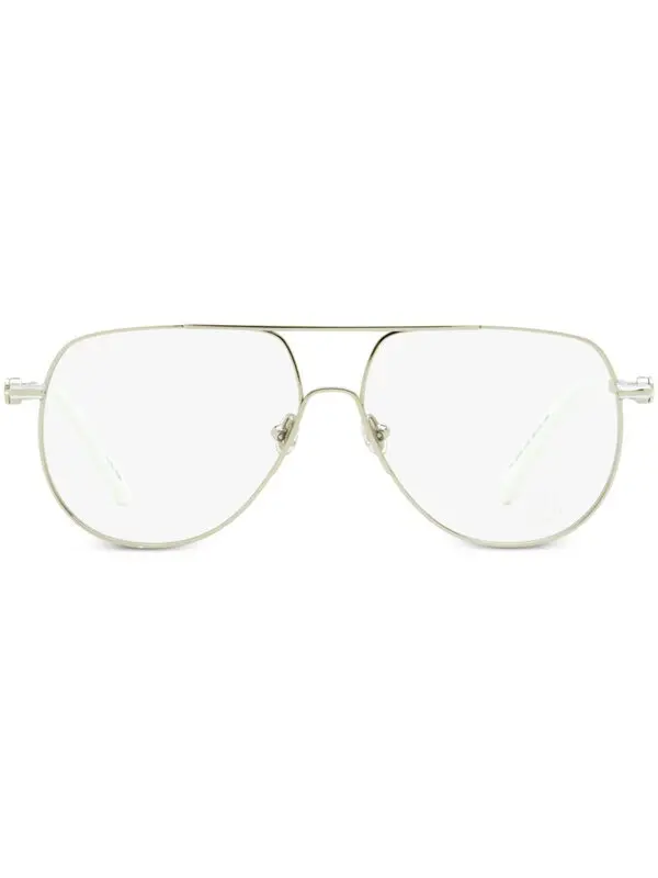Moncler Pilot Frame Glasses - Gold
