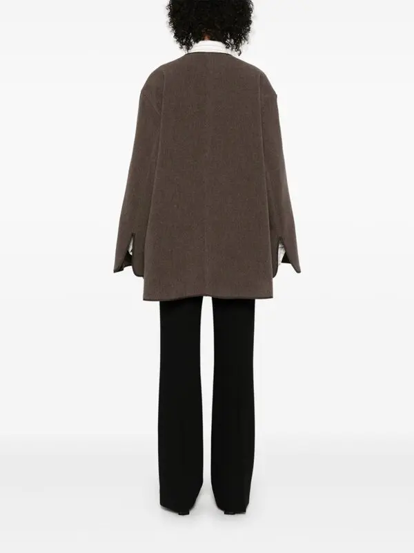 TOTEME Zip-up Jacket - Brown