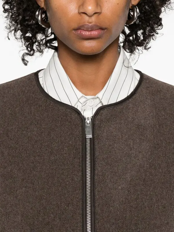 TOTEME Zip-up Jacket - Brown