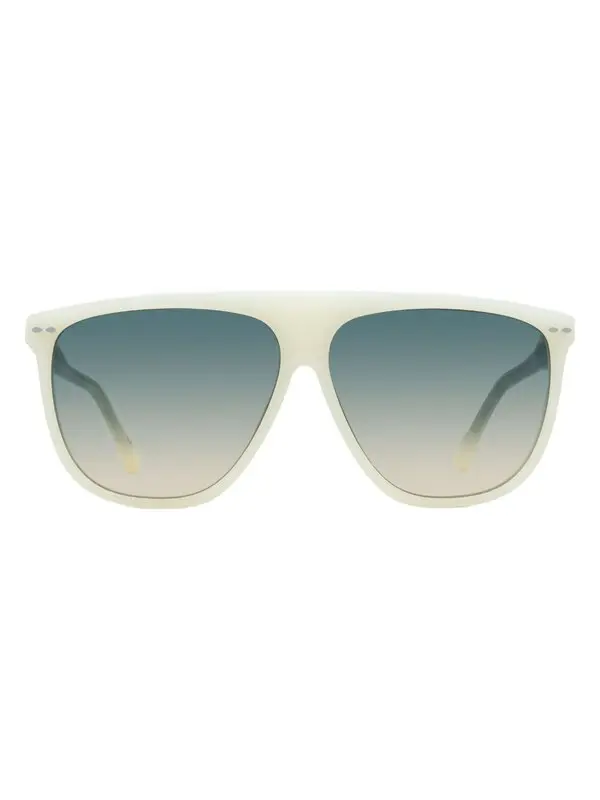 Isabel Marant Logo-print Sunglasses - Neutrals