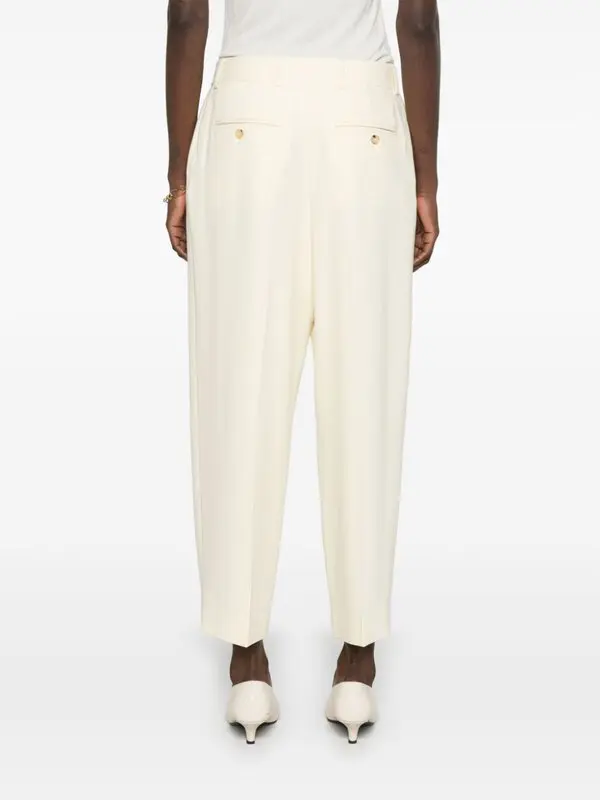TOTEME Pleated Trousers - Neutrals