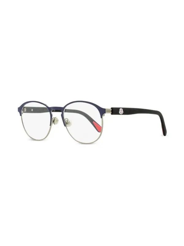 Moncler Oval Frame Glasses - Blue