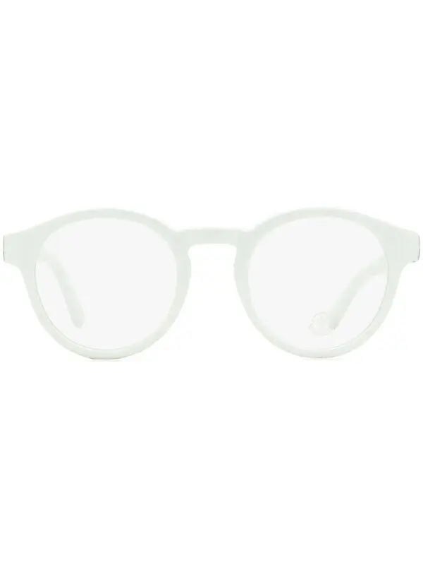 Moncler Oval-frame Glasses - White