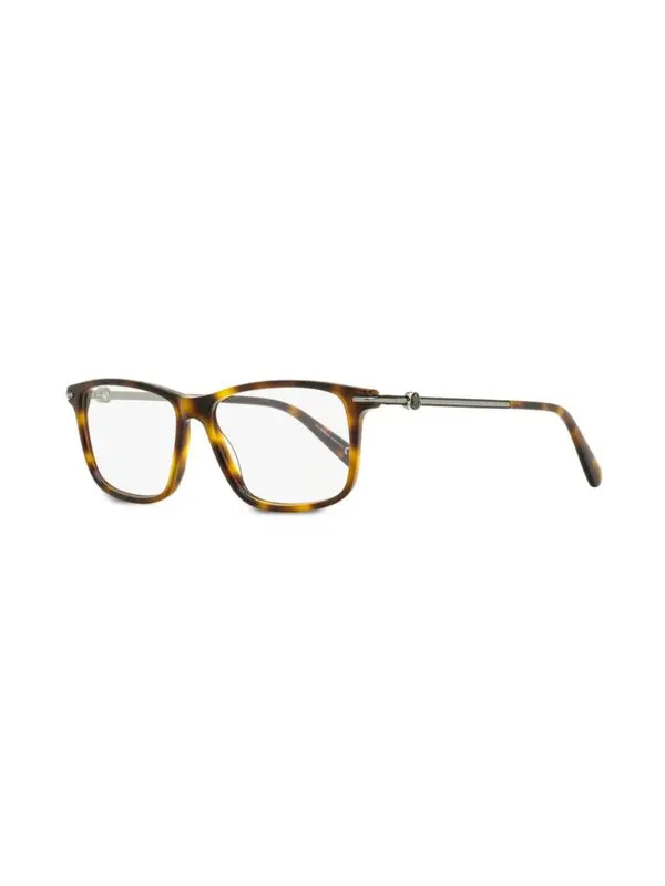 Moncler Rectangle-frame Glasses - Brown