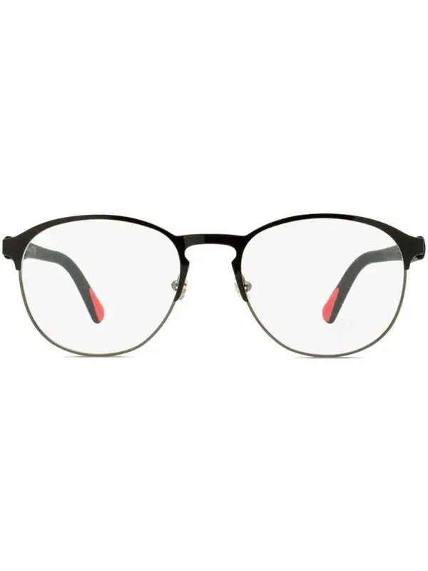 Moncler Oval-frame Glasses - Black