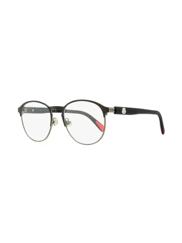 Moncler Oval-frame Glasses - Black