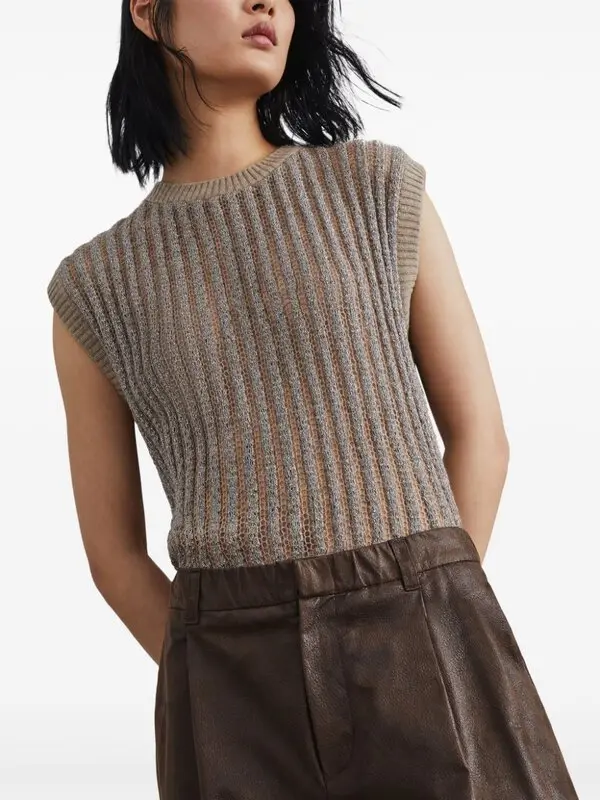 Brunello Cucinelli Straight-leg Leather Trousers
