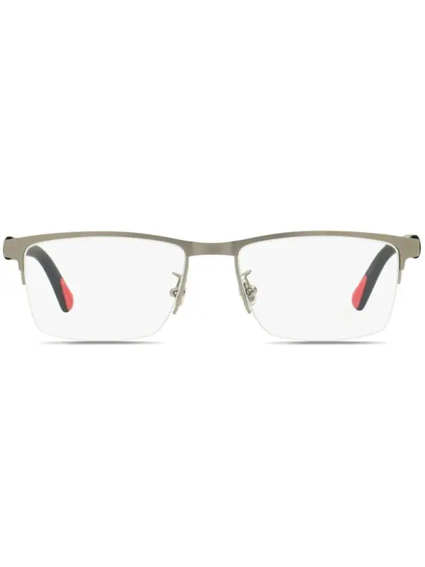 Moncler Semi-rimless Glasses - Silver