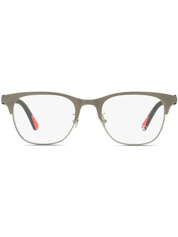 Moncler Rectangle-frame Glasses - Silver