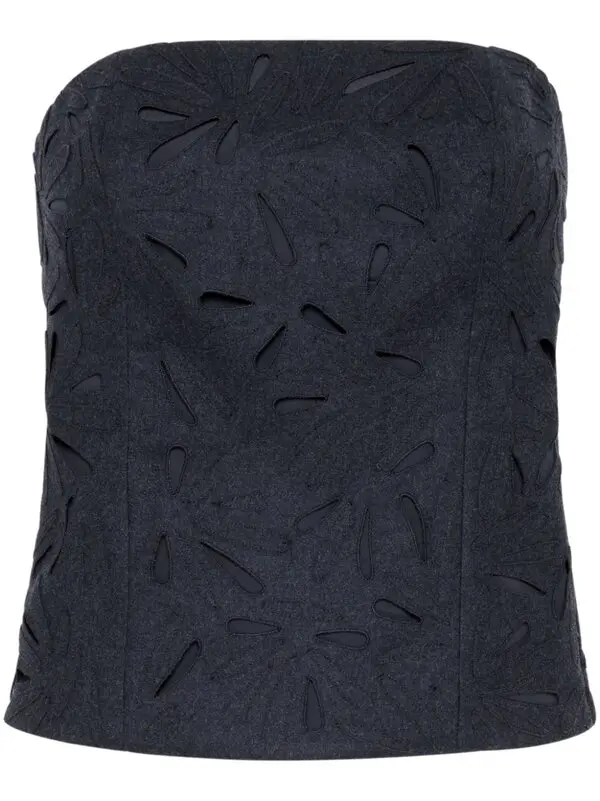 Brunello Cucinelli Fern-motif Top