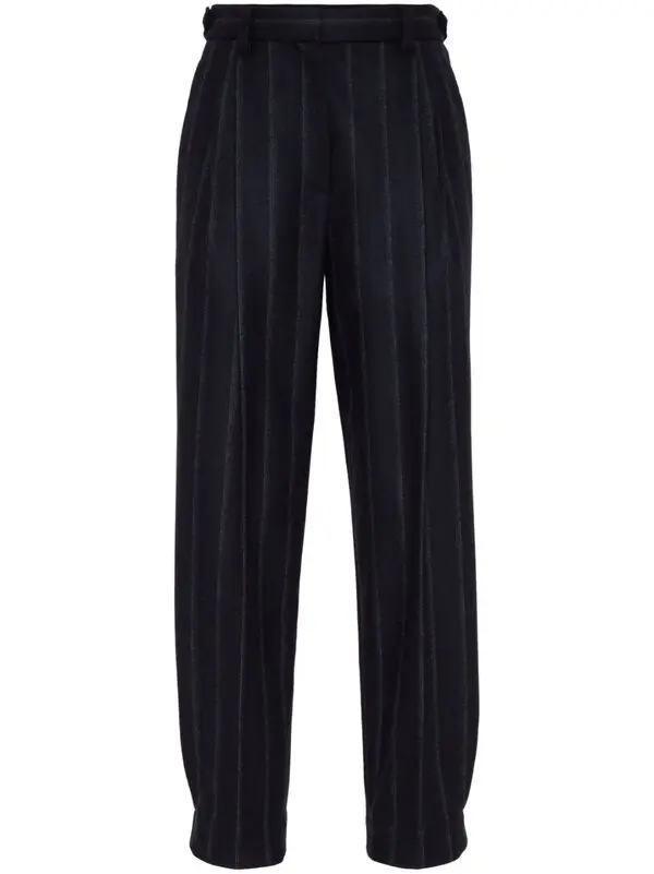 Brunello Cucinelli Striped Tailored Trousers