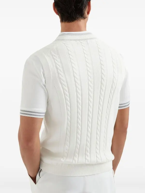 Brunello Cucinelli Cable Knit Vest