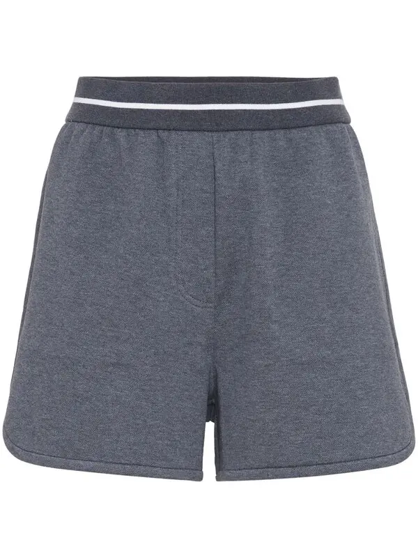 Brunello Cucinelli Stripe-detail Shorts - Grey