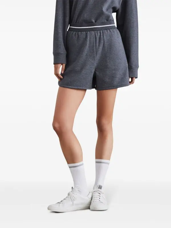 Brunello Cucinelli Stripe-detail Shorts - Grey