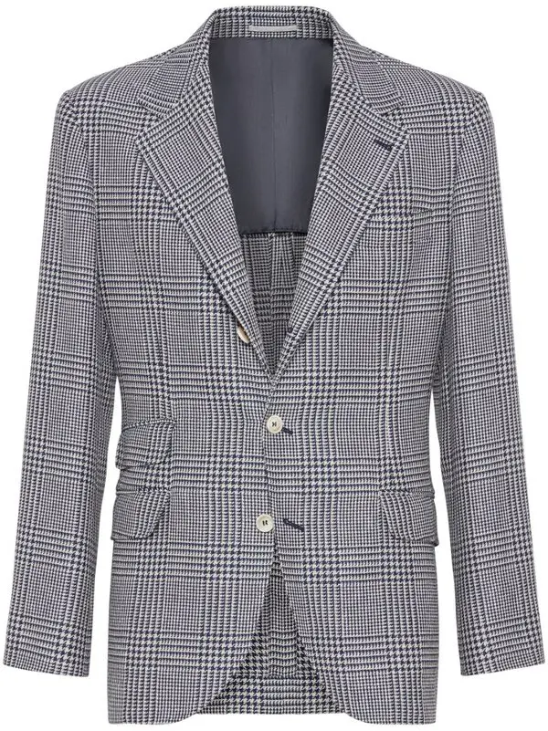 Brunello Cucinelli Puppytooth Blazer