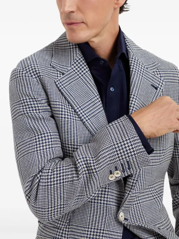 Brunello Cucinelli Puppytooth Blazer