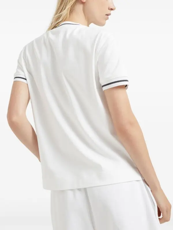 Brunello Cucinelli Logo-patch Cotton T-shirt