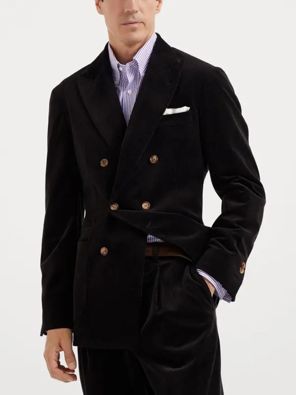 Brunello Cucinelli Double-breasted Blazer - Black
