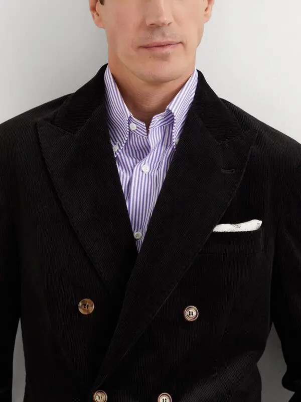 Brunello Cucinelli Double-breasted Blazer - Black