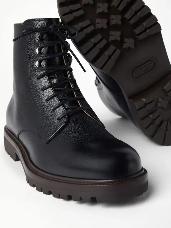 Brunello Cucinelli Lug-Sole Boots In Black - 28% Off  display picture 1