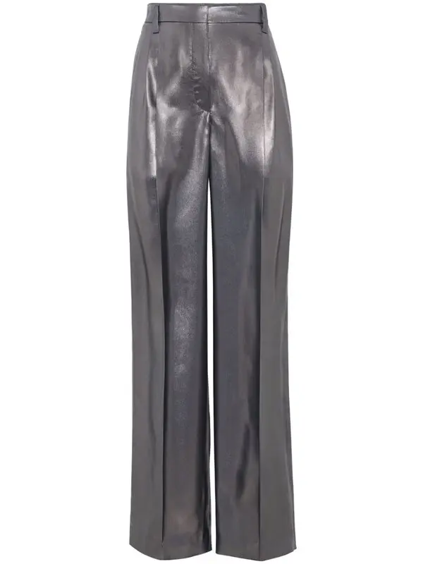 Brunello Cucinelli Tailored Silk Trousers
