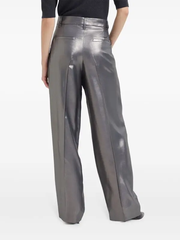 Brunello Cucinelli Tailored Silk Trousers